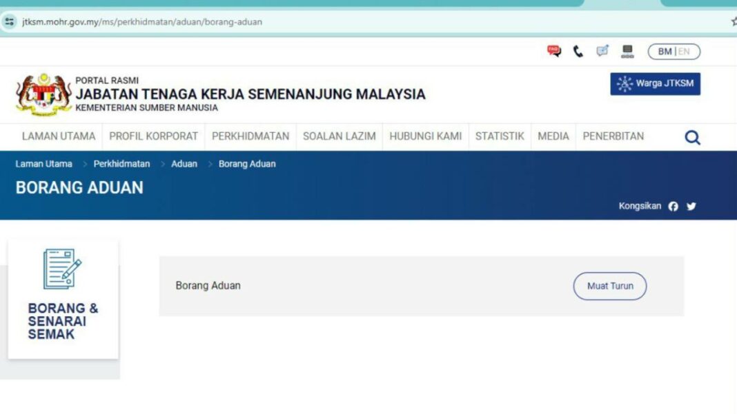 Cara Buat Aduan Buruh Serta Pengurusan Aduan