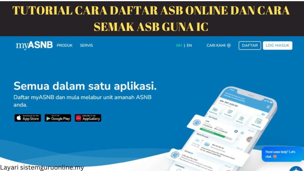 Tutorial Cara Daftar ASB Online Dan Cara Semak ASB Guna IC