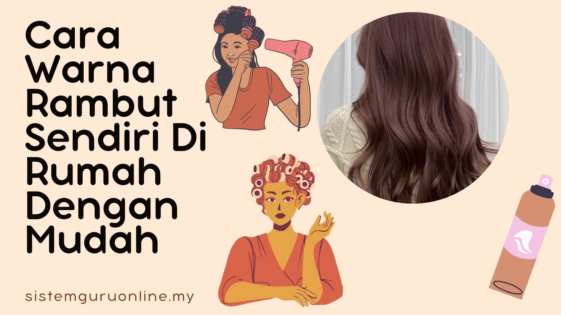 Cara Warna Rambut Sendiri Di Rumah Dengan Mudah