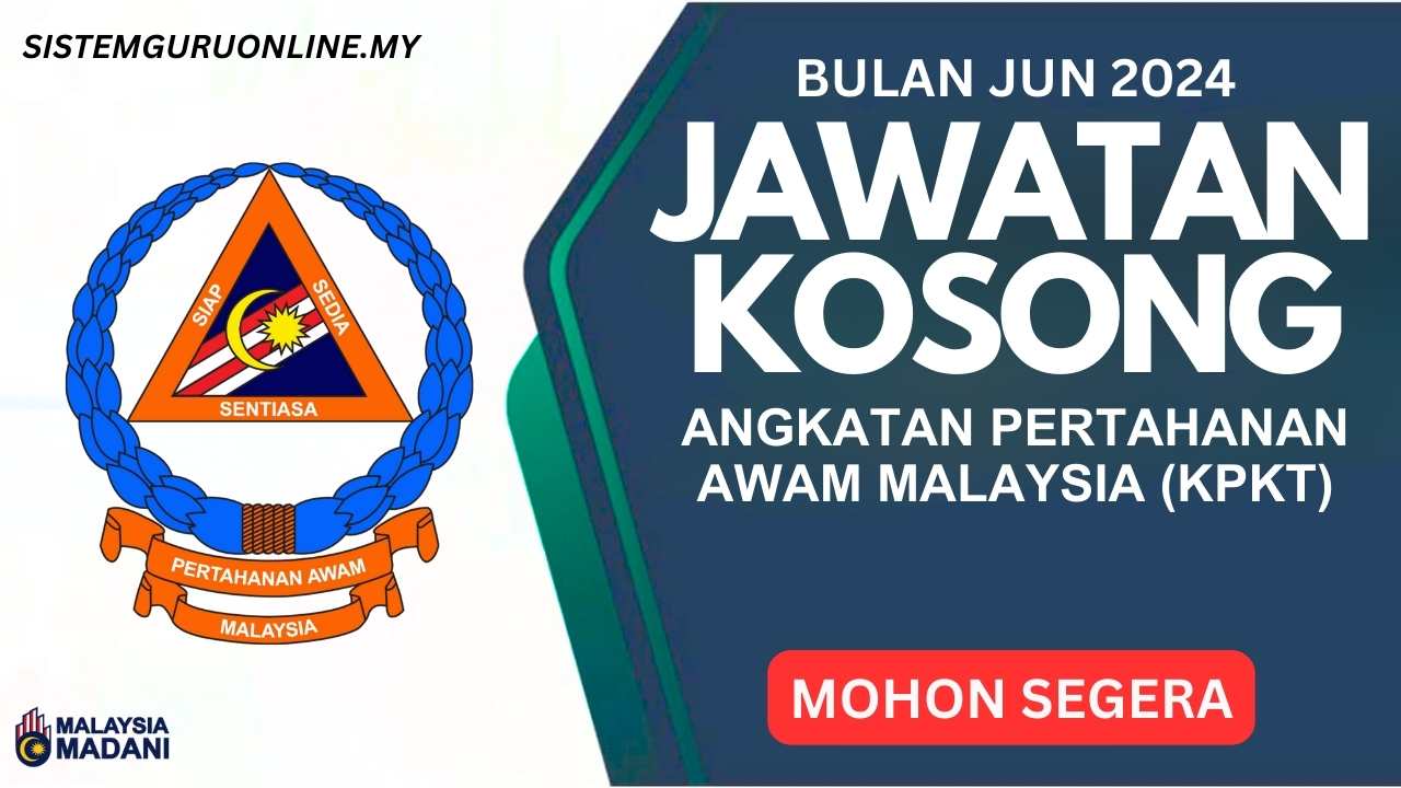 Pengambilan Jawatan APM Jun 2024