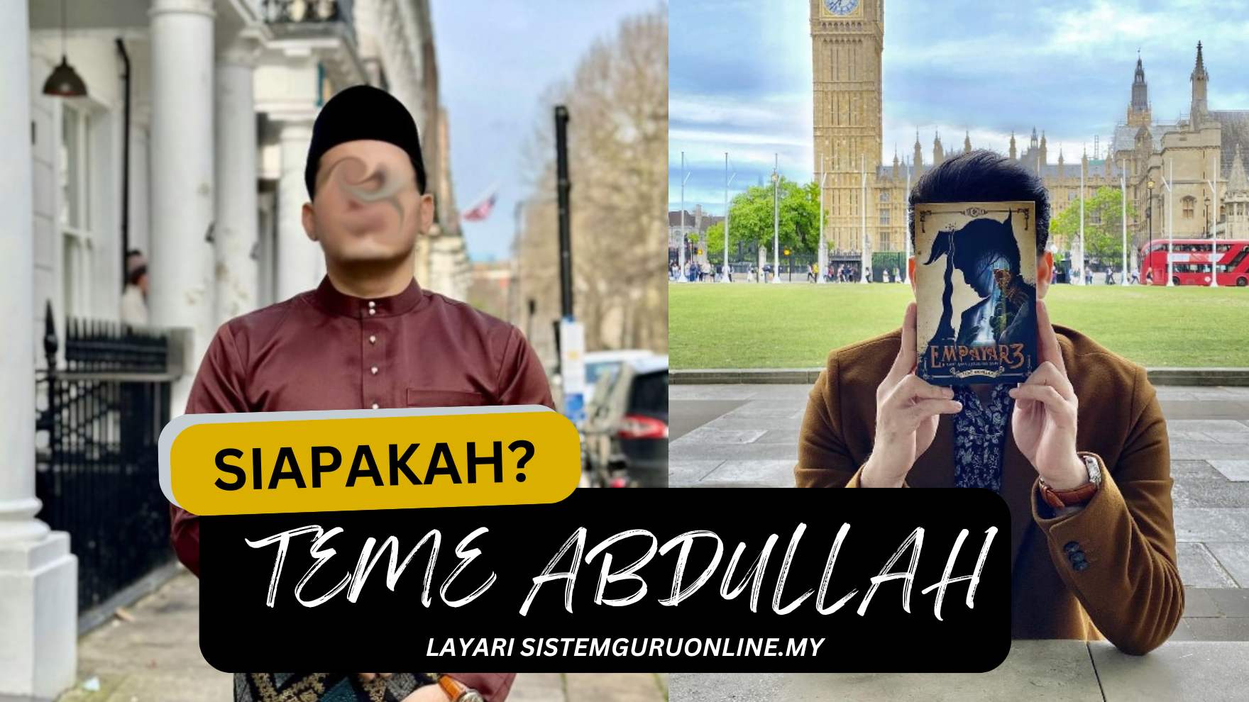 Biodata Teme Abdullah - Penulis Buku, Influencer Dan Seorang Pelukis