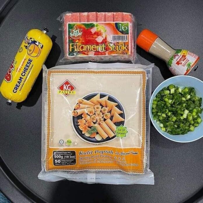 Cara Buat Dan Resepi Crab Ragoon Guna Beberapa Bahan