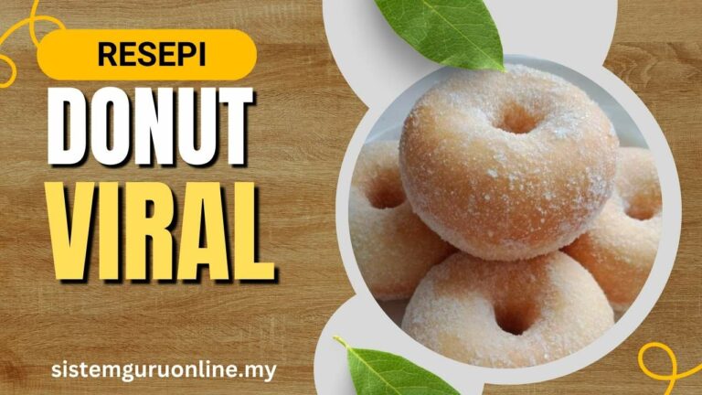 Cara Buat Dan Resepi Donut Viral Guna Beberapa Bahan Di Rumah