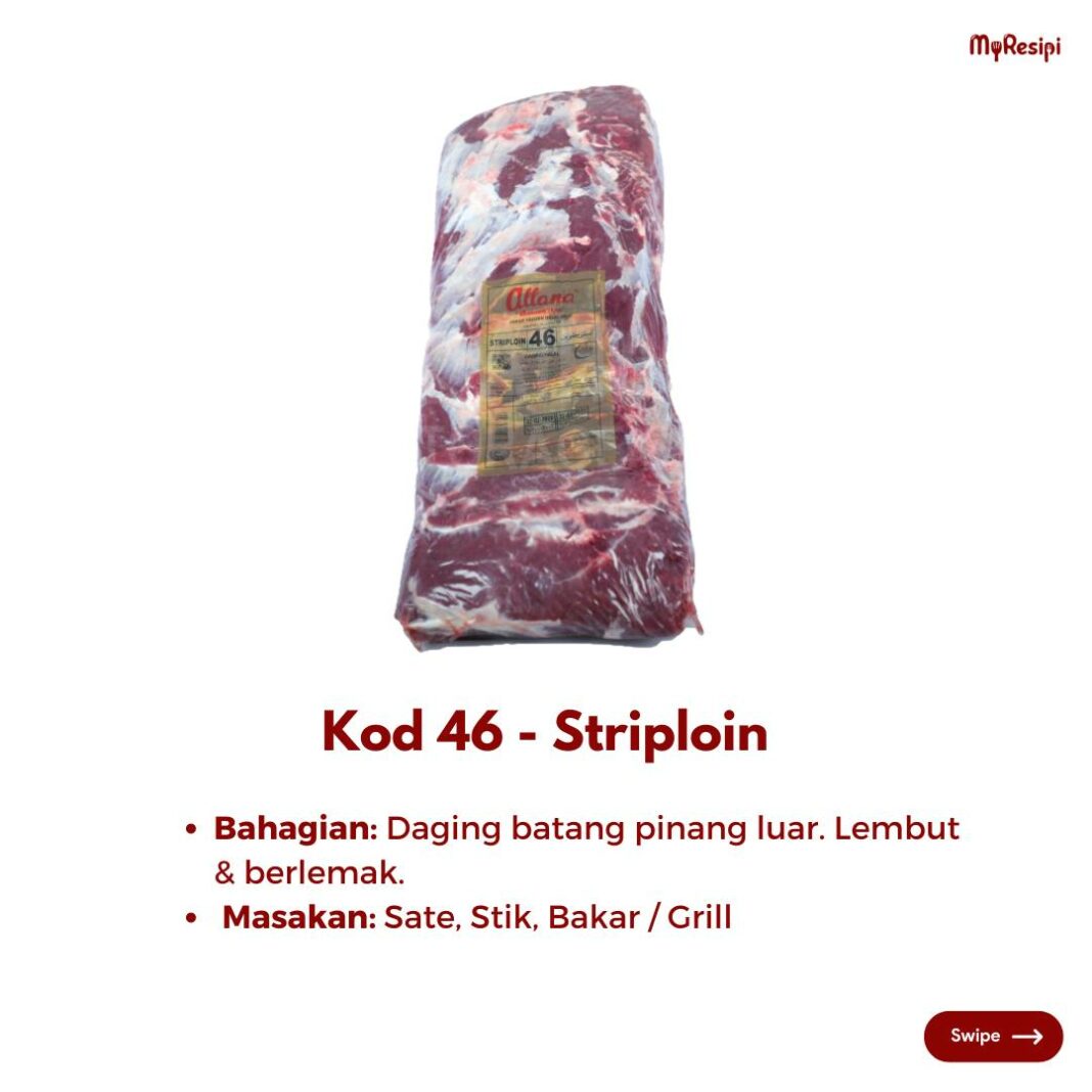 Senarai Nombor Kod Daging Allana Serta Cara Masakan Dan Bahagian Daging ...