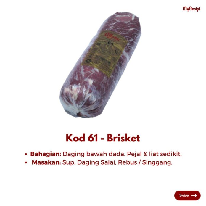 Senarai Nombor Kod Daging Allana Serta Cara Masakan Dan Bahagian Daging ...