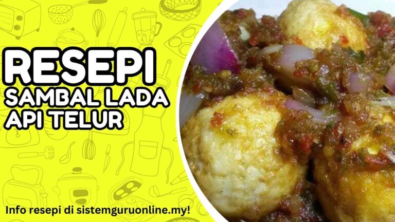 Resepi Sambal Lada Api Telur Yang Mudah Guna Beberapa Bahan