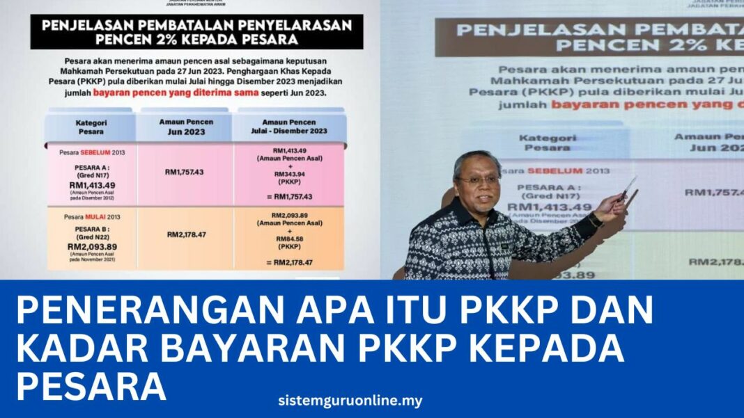 Penerangan Apa Itu PKKP Dan Kadar Bayaran PKKP Kepada Pesara
