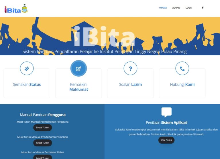 Permohonan Bantuan IPT Pulau Pinang Dibawah Bantuan Pendaftaran Pelajar ...