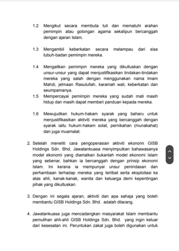 Mufti Perlis Isytihar GISBH Sesat, Haram Segala Aktiviti Dan Ajaran GISBH