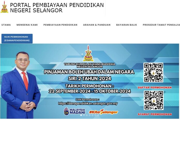 Permohonan Bantuan Pinjaman IPT Selangor Untuk Pelajar IPTA Dan IPTS ...