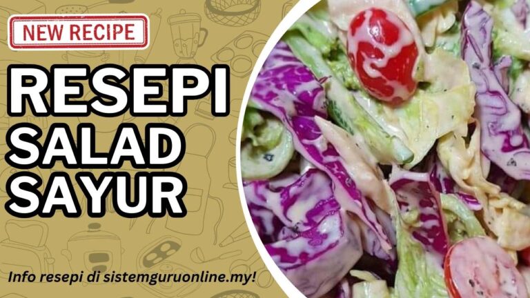 Resepi Salad Sayur Simple Sihat Dan Mudah