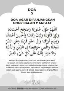 Teks Bacaan Doa Panjang Umur Dan Kelebihan Umur Panjang Dalam Islam