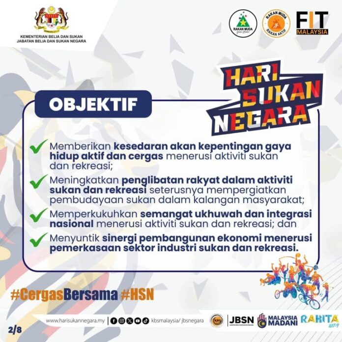 Program Hari Sukan Negara 2024 Peringkat Kebangsaan Dan Peringkat Negeri