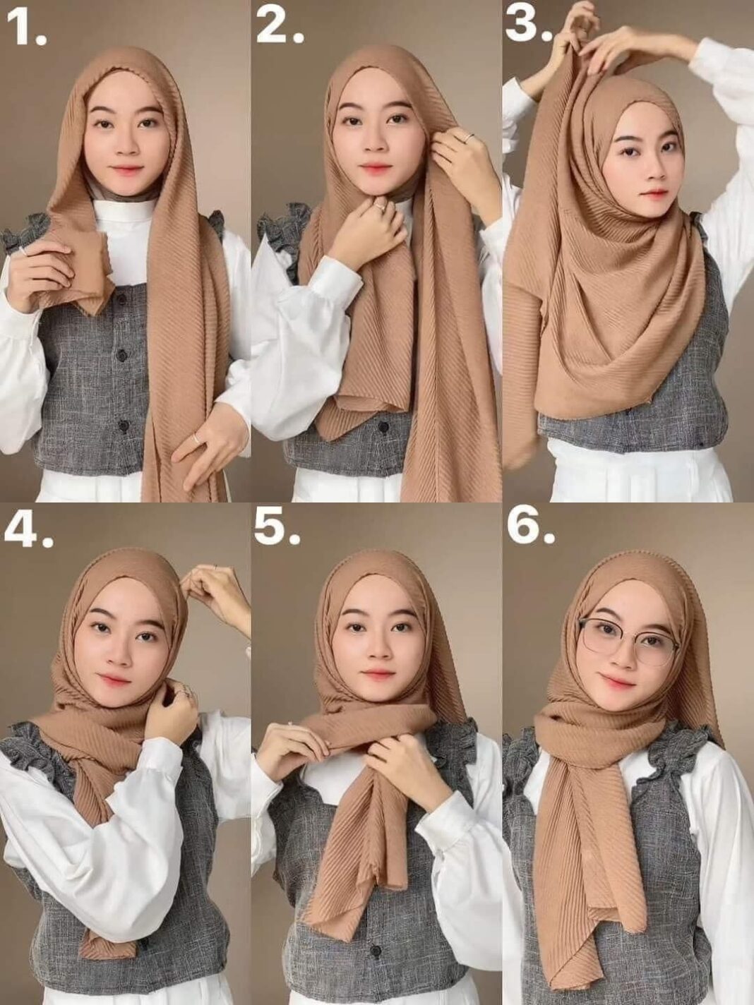 Himpunan Cara Pakai Shawl Simple Untuk Perempuan