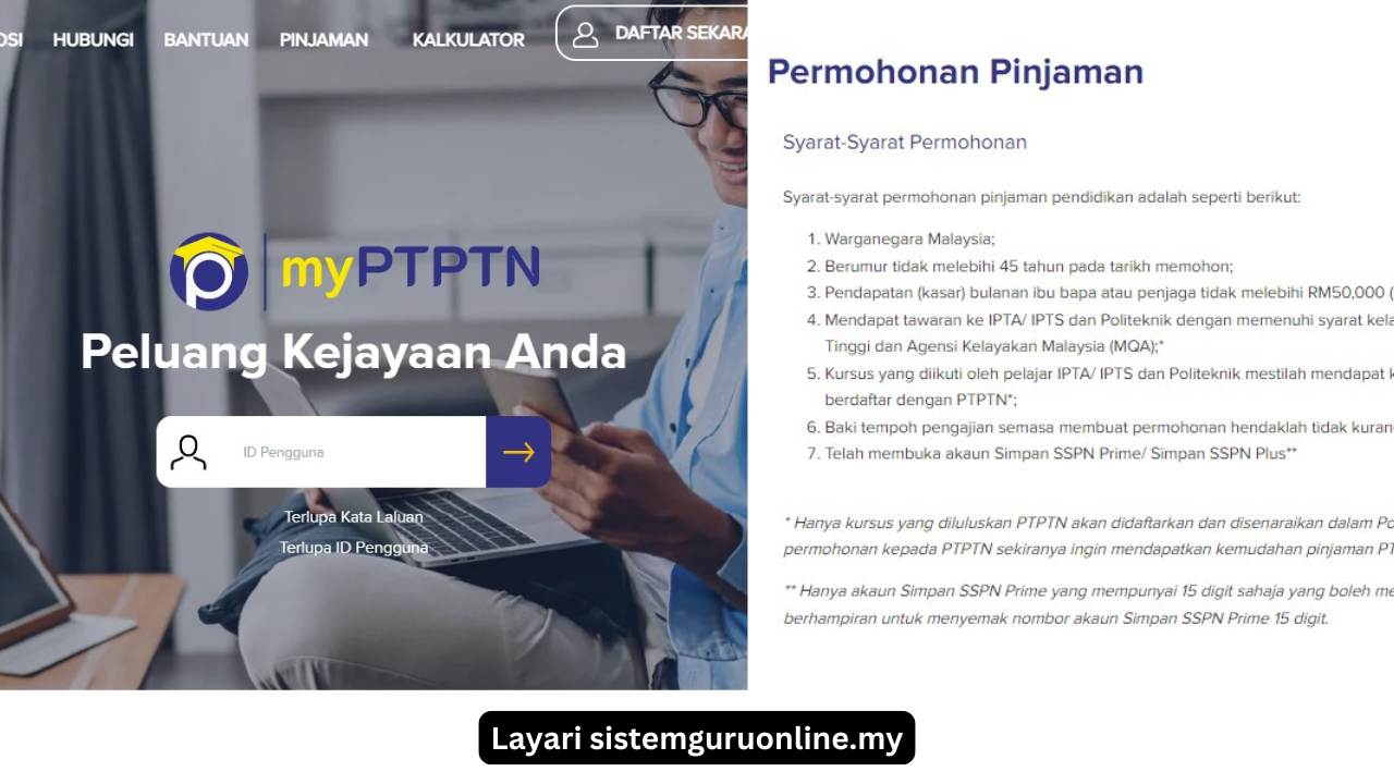 Panduan Dan Cara Memohon PTPTN Online