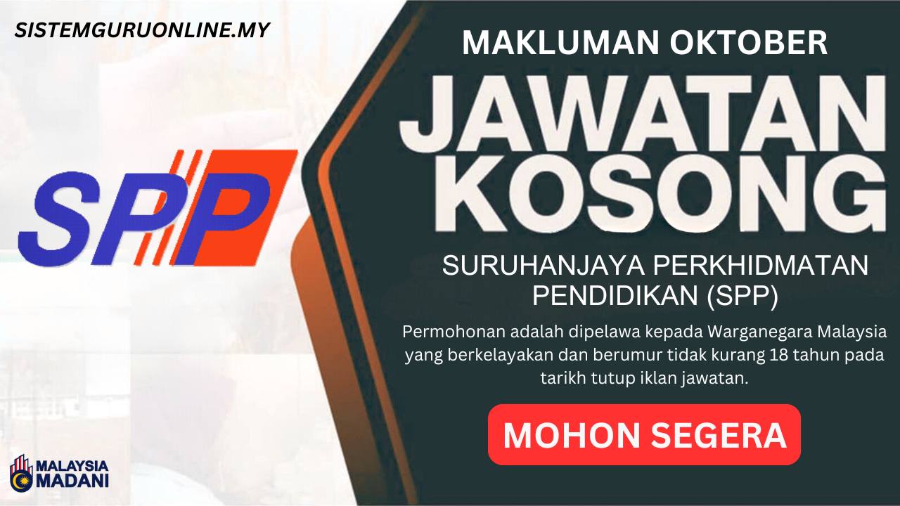 Pengambilan Jawatan SPP Oktober 2024