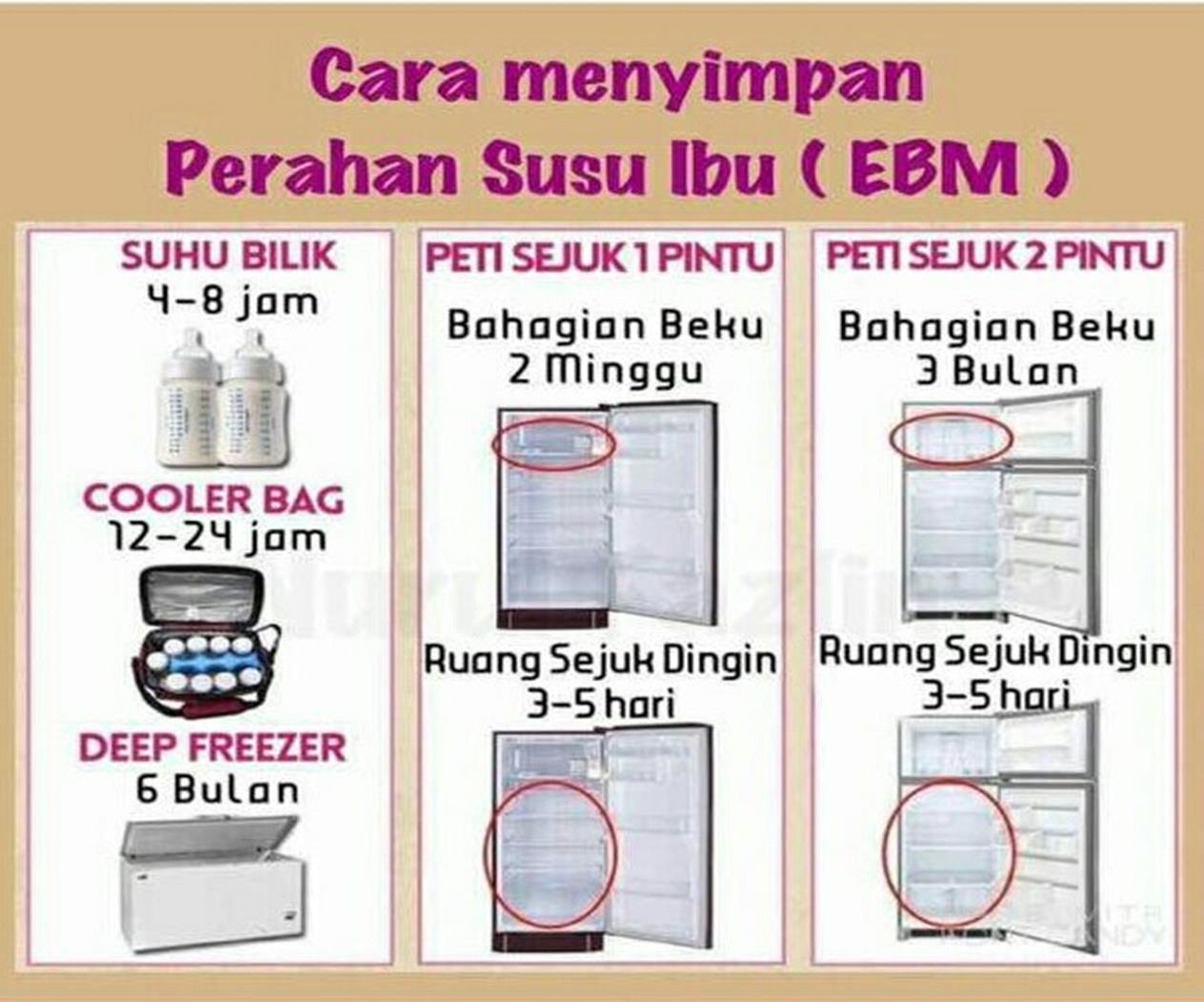 Tips Dan 7 Cara Simpan Susu Badan Yang Betul