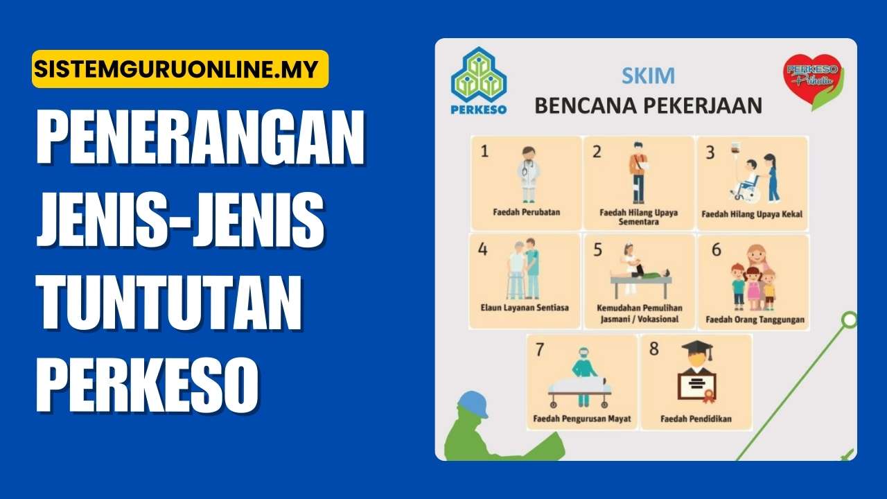 Penerangan Jenis-Jenis Tuntutan PERKESO Yang Boleh Tuntut