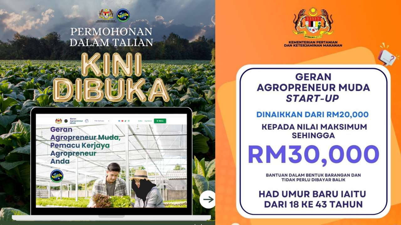 Permohonan Geran Agropreneur Muda 2025 Kini Dibuka!
