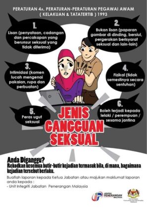 Penerangan Jenis-Jenis Gangguan Seksual Di Sekolah