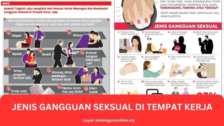 Penerangan Jenis-Jenis Gangguan Seksual Di Tempat Kerja